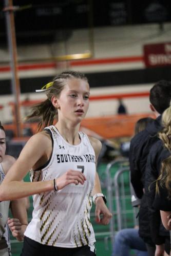 College of Southern Idaho Elizabeth Phillips leads CSI track