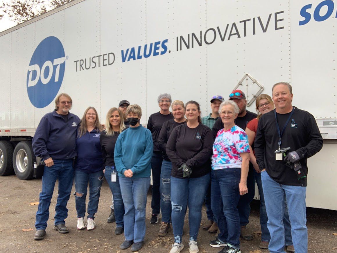 Dot Foods delivered $30k in donations to 6 area food pantries