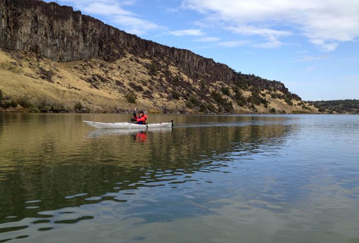 Great fall paddling at Massacre Rocks