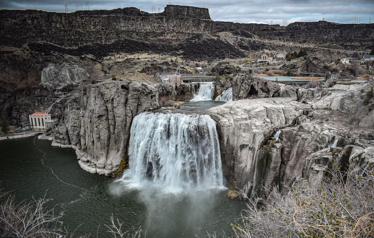 Flows increase over Shoshone Falls