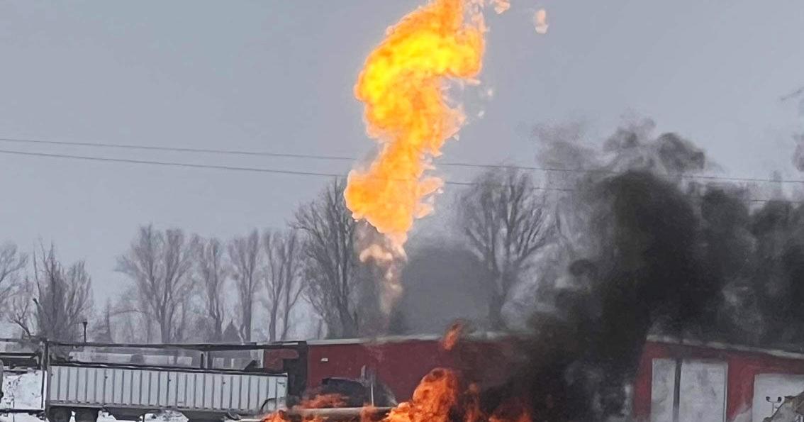 Propane truck crash causes fire, explosions