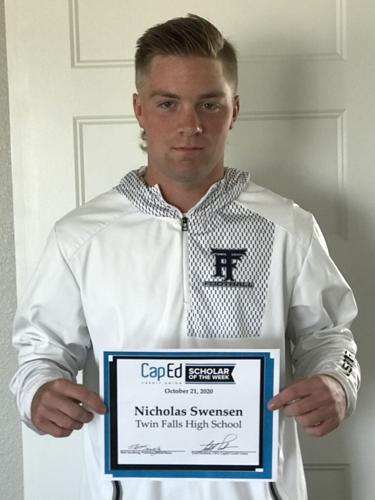 Scholar of the week: Twin Falls High School's Nicholas Swensen