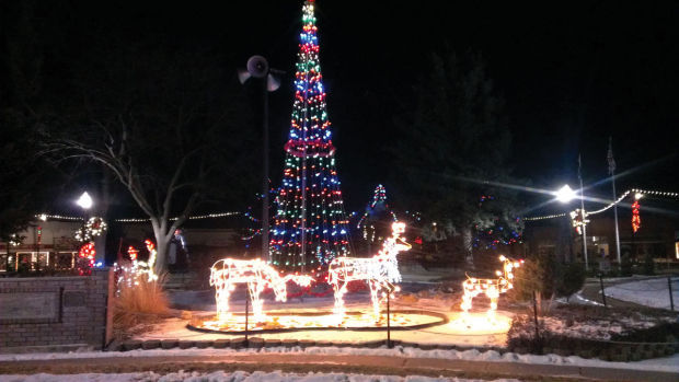 Rupert Square Christmas Lights a Year-Round Process