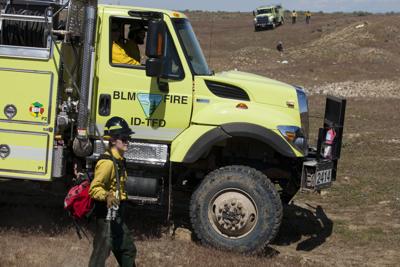 UPDATE: BLM responding to fire near Carey