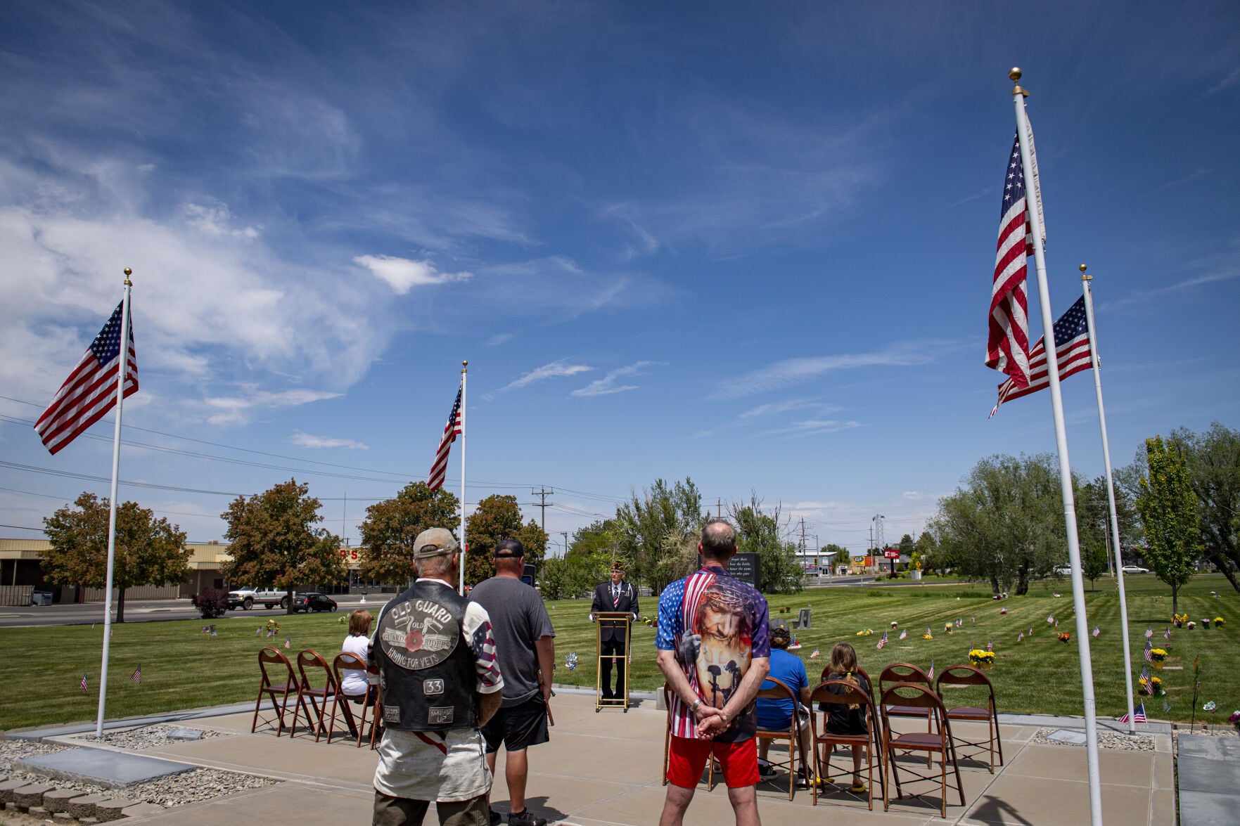 Memorial Day service takes place at Sunset Memorial Park