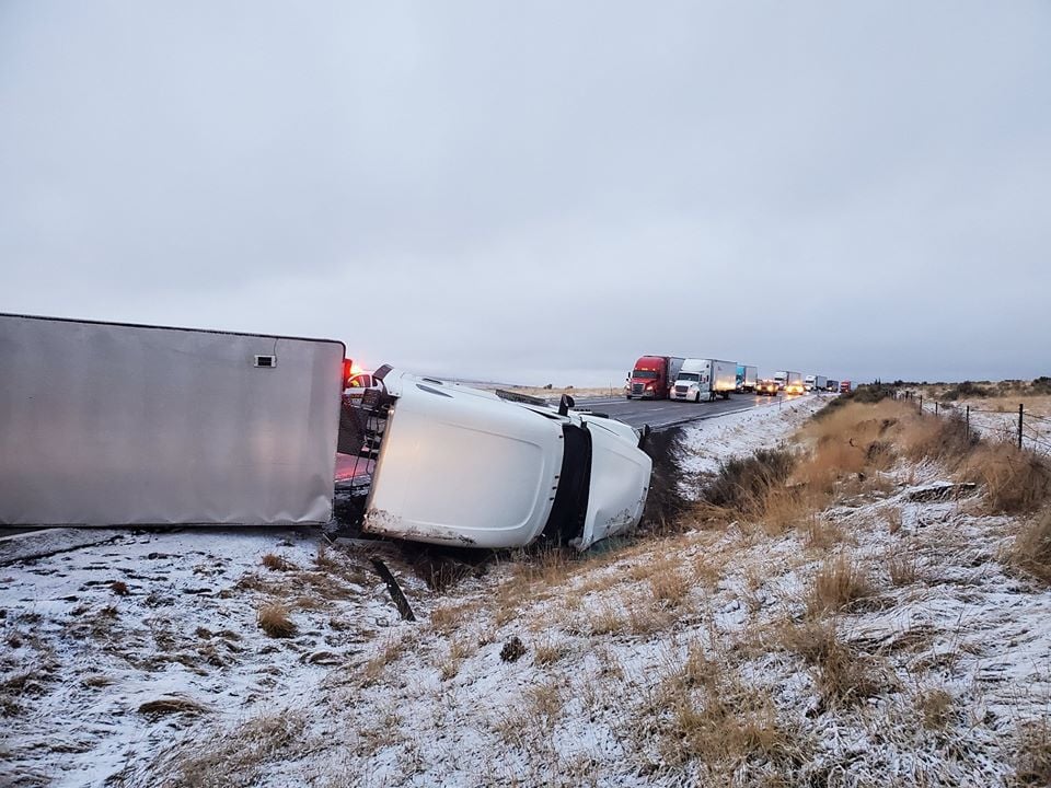 UPDATE: US 93 crash caused by truck trying to avoid wildlife