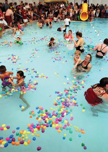 YMCA Easter Egg Dive Draws Hundreds to City Pool
