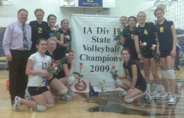 Peterson carries Camas County volleyball to state championship