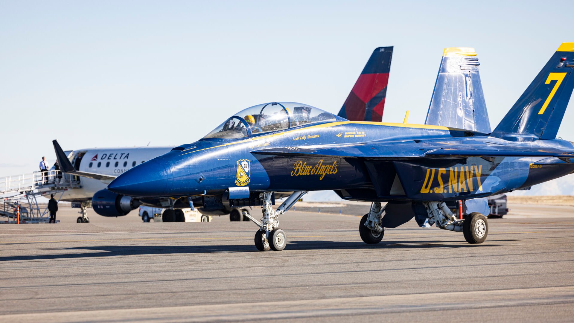 Blue Angels prepare for Twin Falls airshow