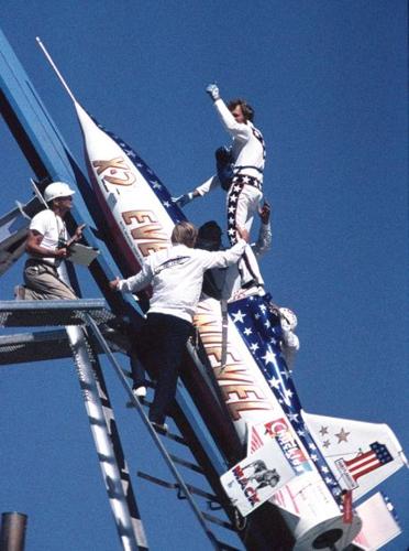 Daredevils Vie to Perfect Evel Knievel’s Famous Snake River Canyon Jump