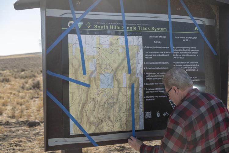 New trail sign kiosks installed at Indian Springs. Second phase ...