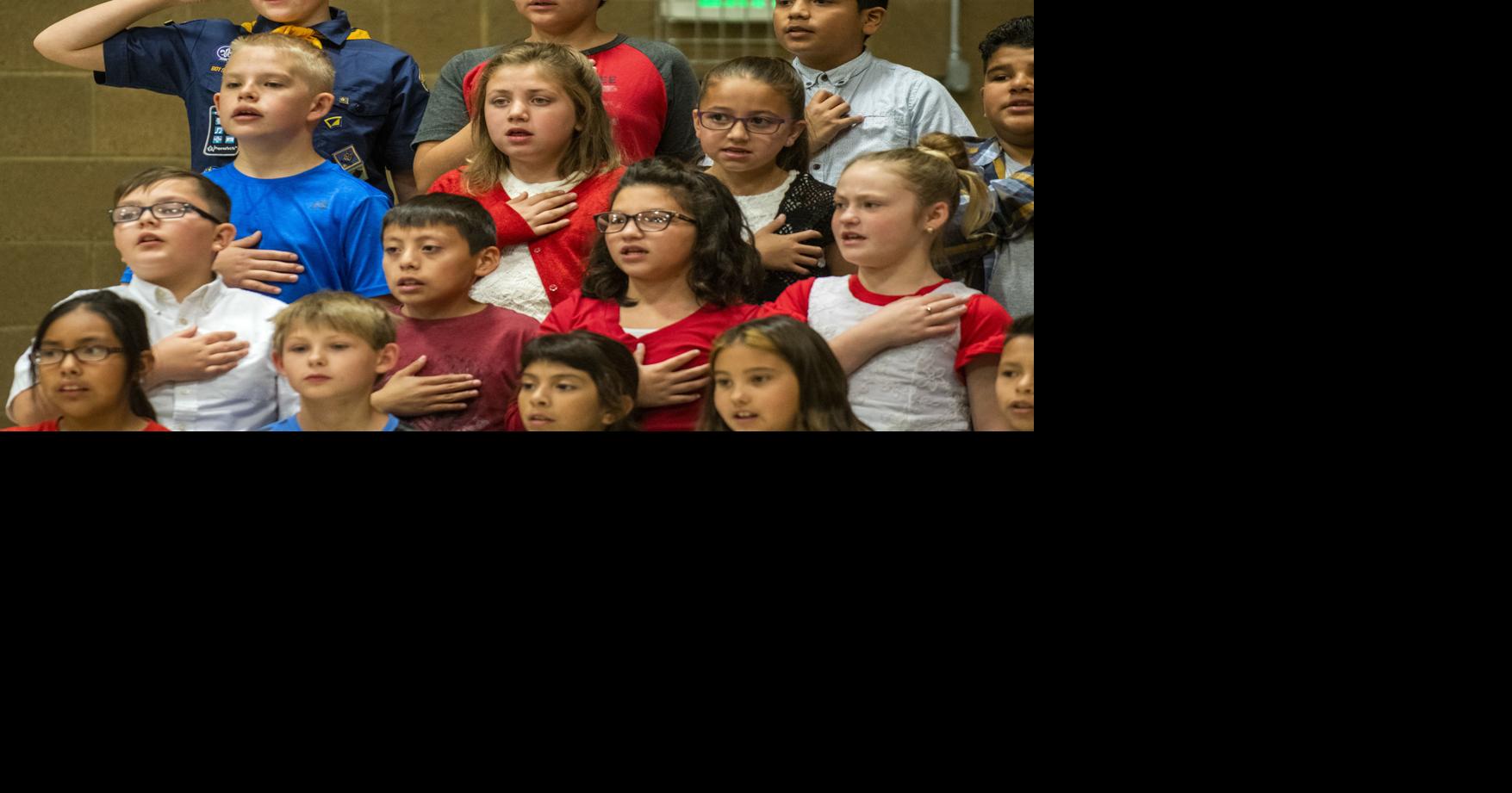 PHOTOS: Students honor veterans at Heyburn Elementary School