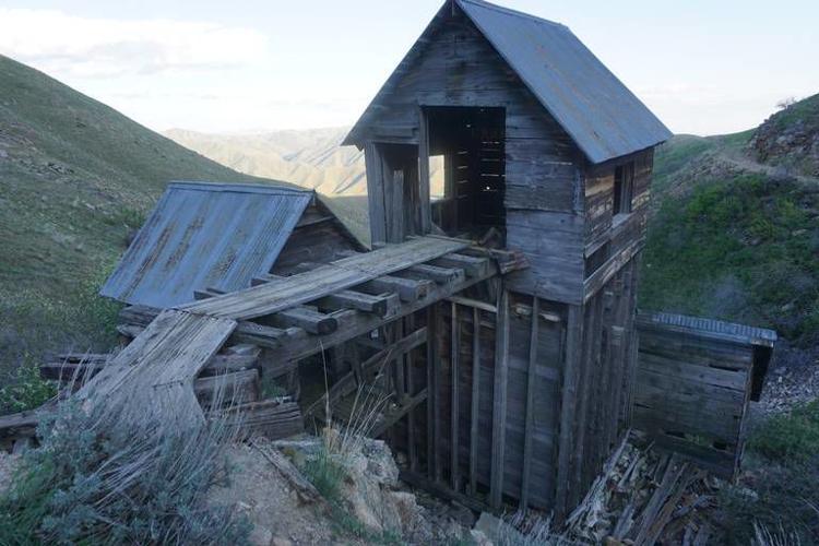 This abandoned mine site once held gold