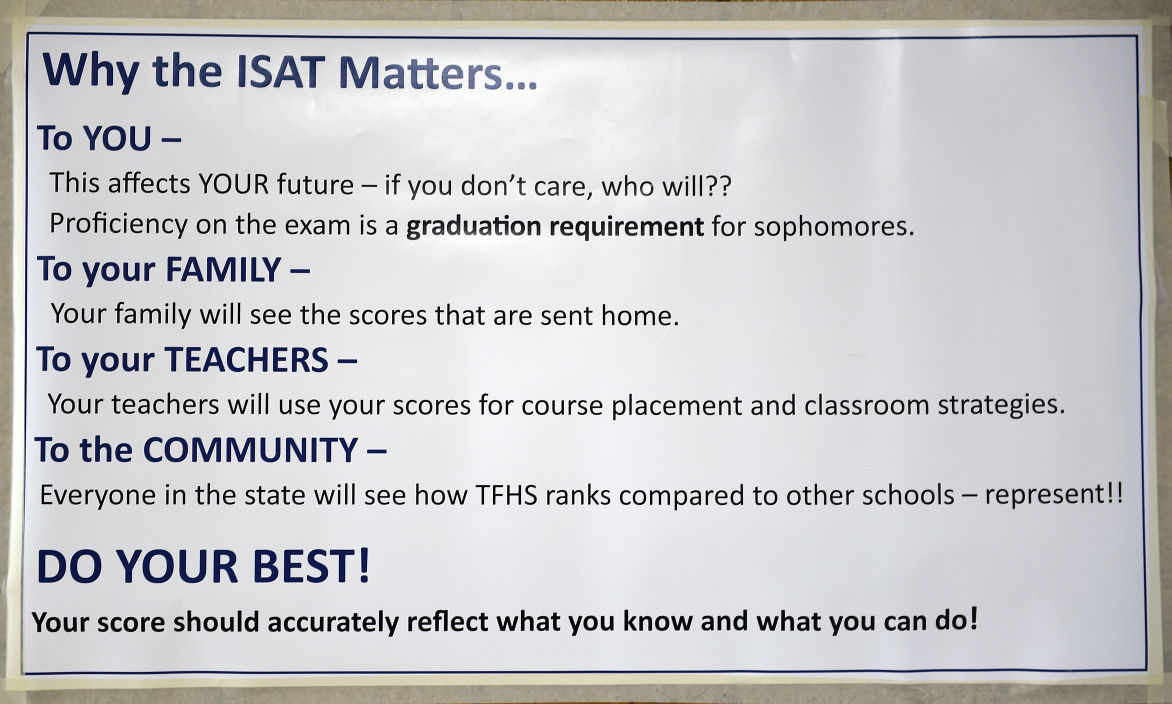 How did your school perform on the ISAT tests?