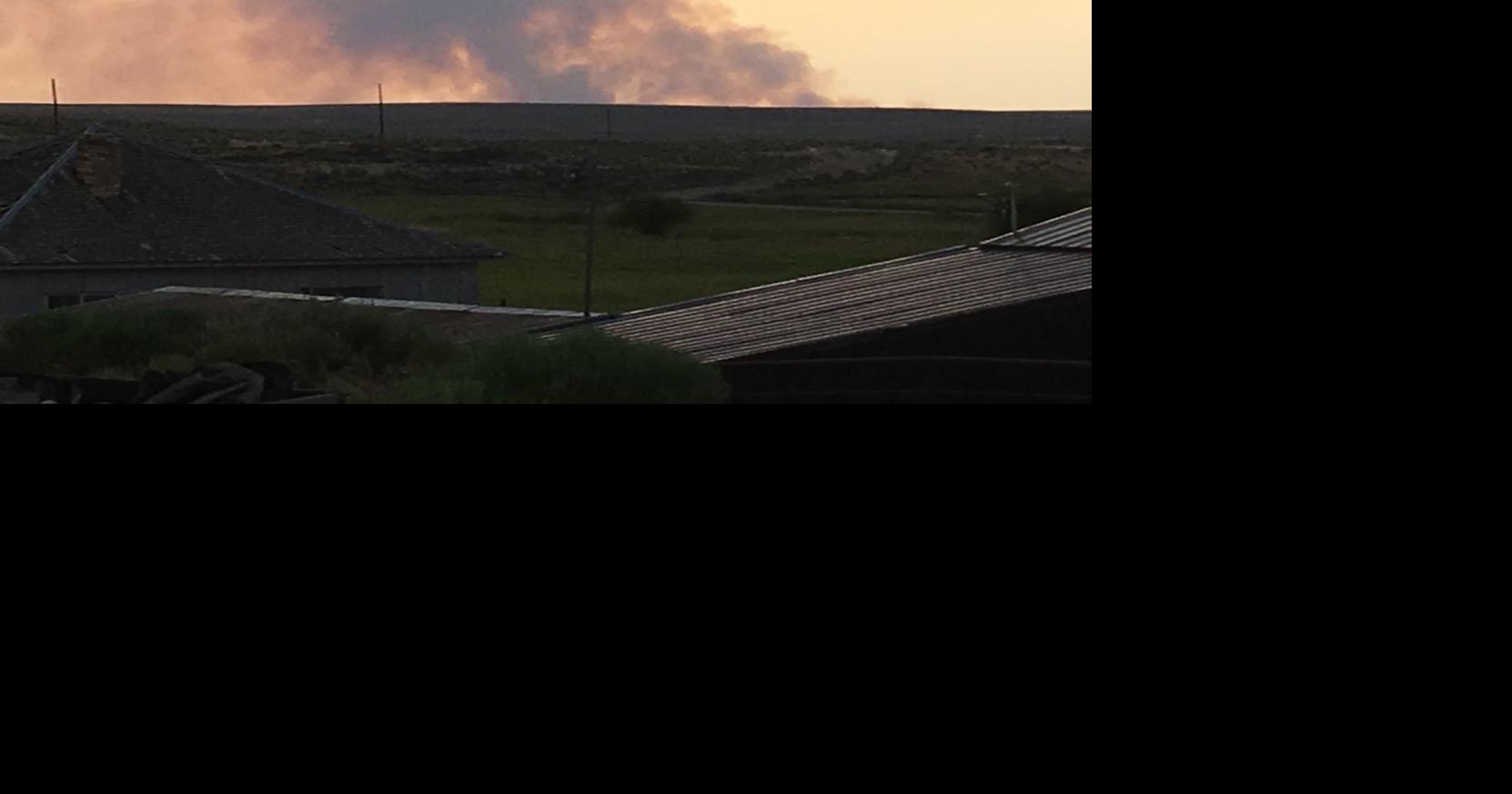Fire near Murphy Hot Springs grows to 57,000 acres, structures threatened