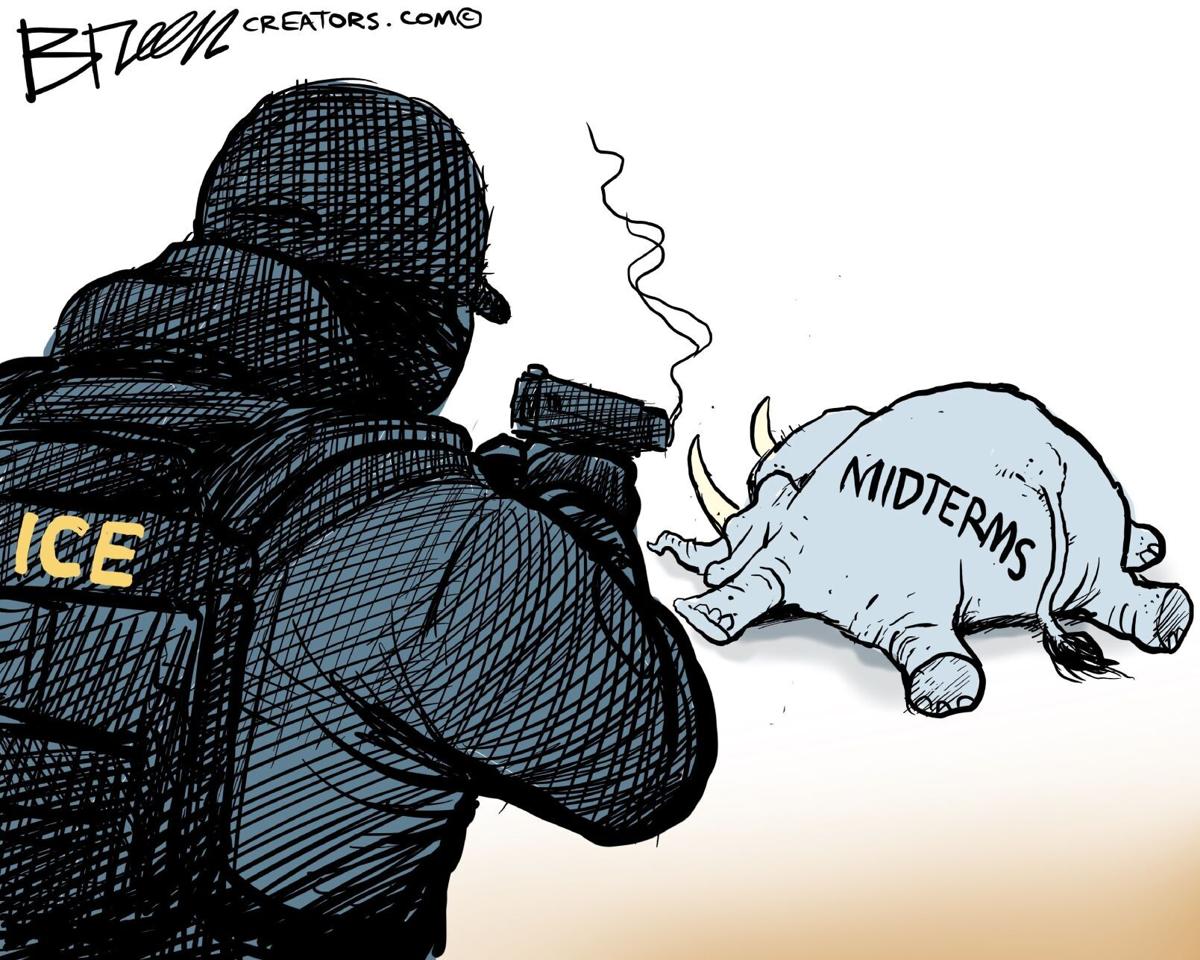13 political cartoons ink immigration enforcement