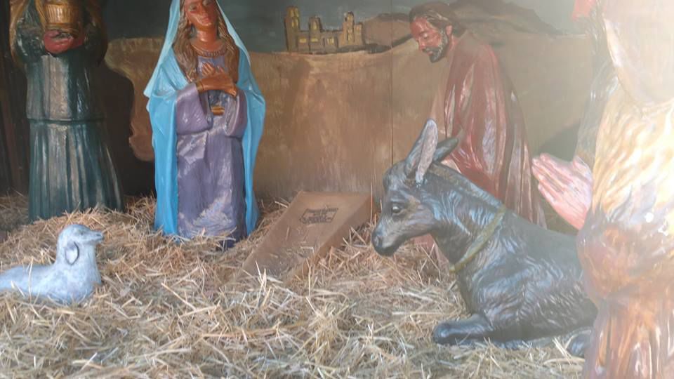 Baby Jesus figure missing from nativity at Rupert Square
