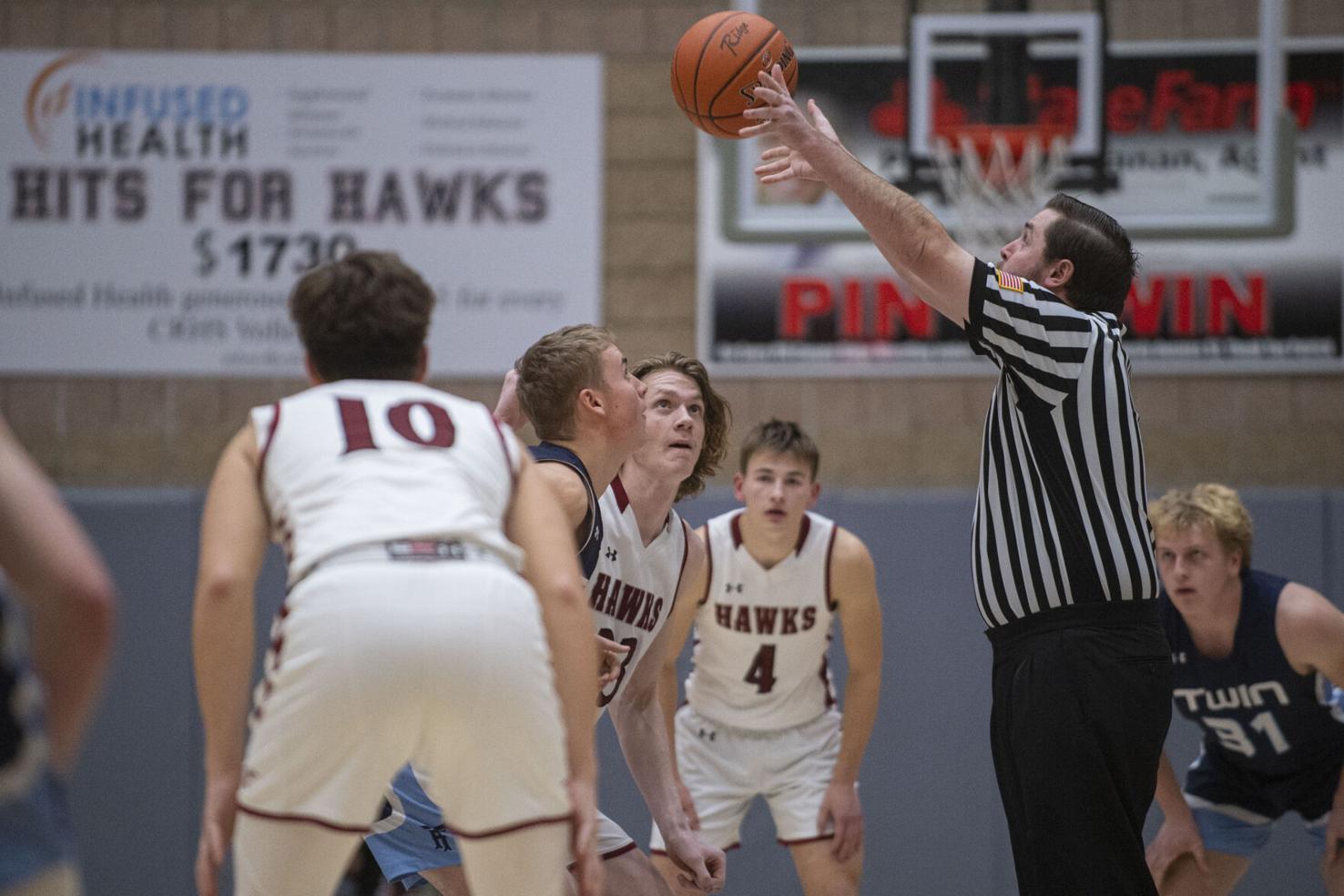 PHOTOS: Canyon Ridge boys basketball vs. Twin Falls
