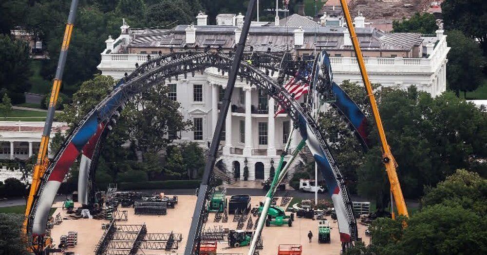 Donald Trump is having a UFC arena built in front of the White House