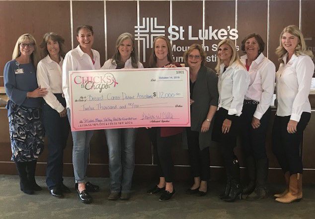 Chicks n Chaps donates $24,000 to St. Luke's to help breast cancer patients