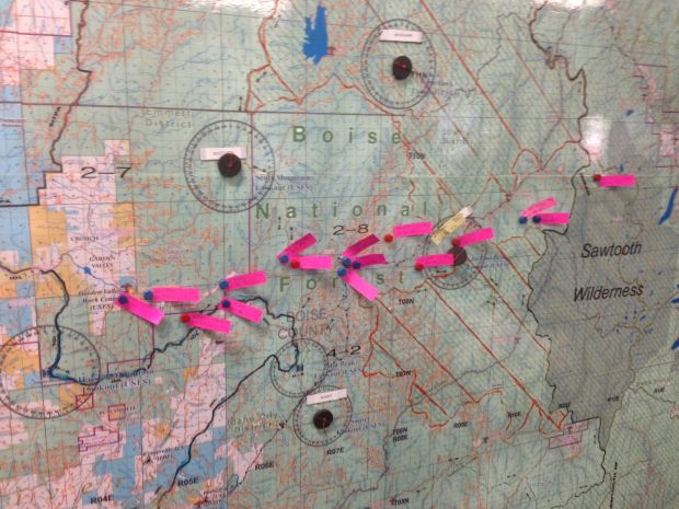 Boise National Forest Fire Map - United States Map