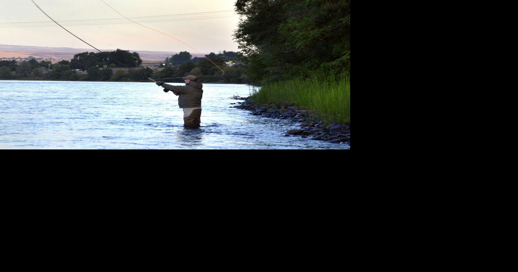 This angler is relentless in pursuit of steelhead on a fly