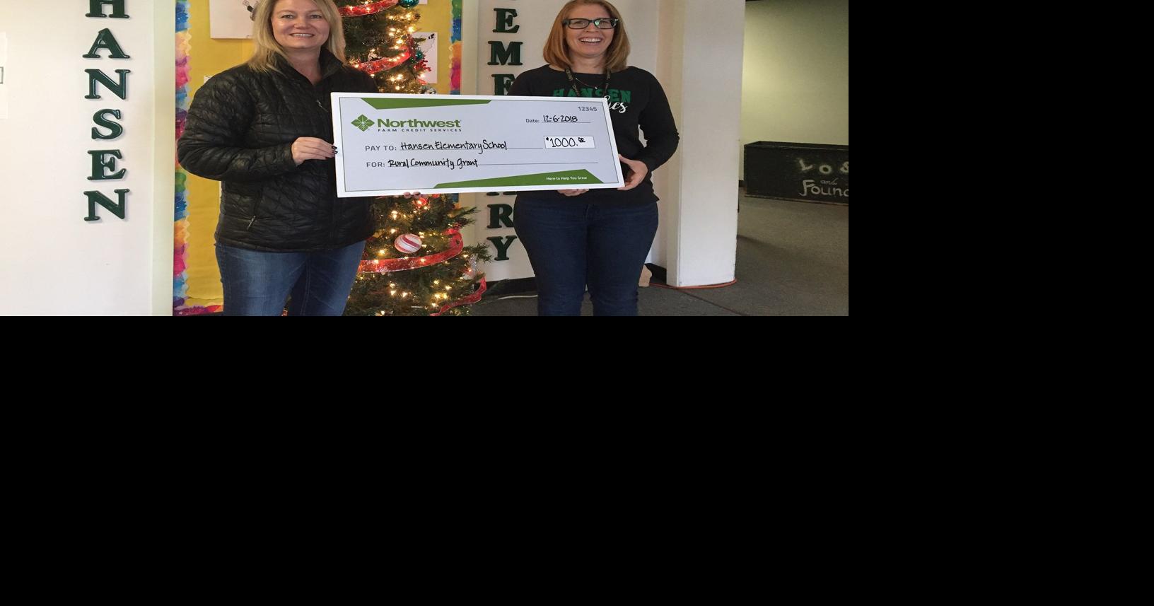 Hansen Elementary receives Rural Community Grant