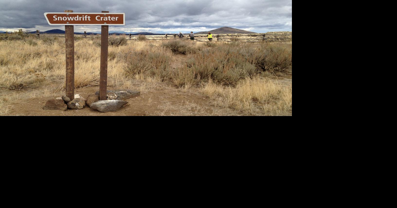 Snowdrift Crater: A Surprising Desert Destination
