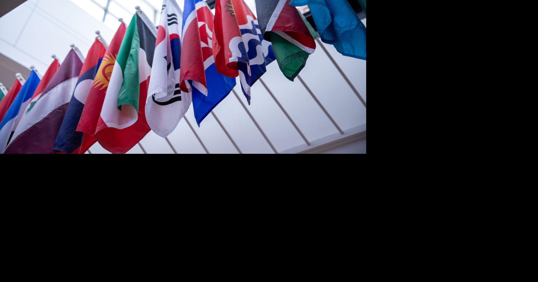 Foreign flags going back up at Canyon Ridge High School