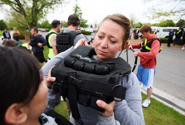 BLM firefighters take annual pack test