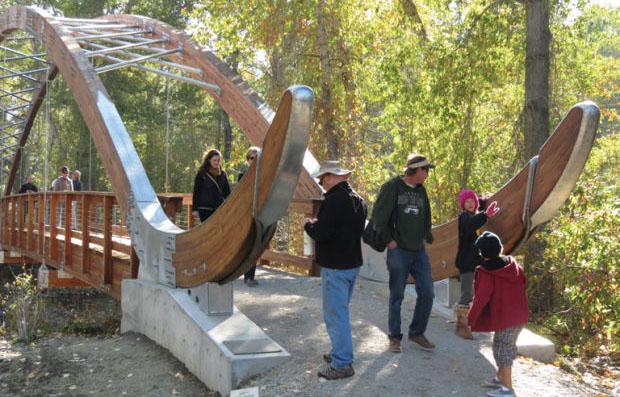 New Bridge Links Urban Nature Retreats