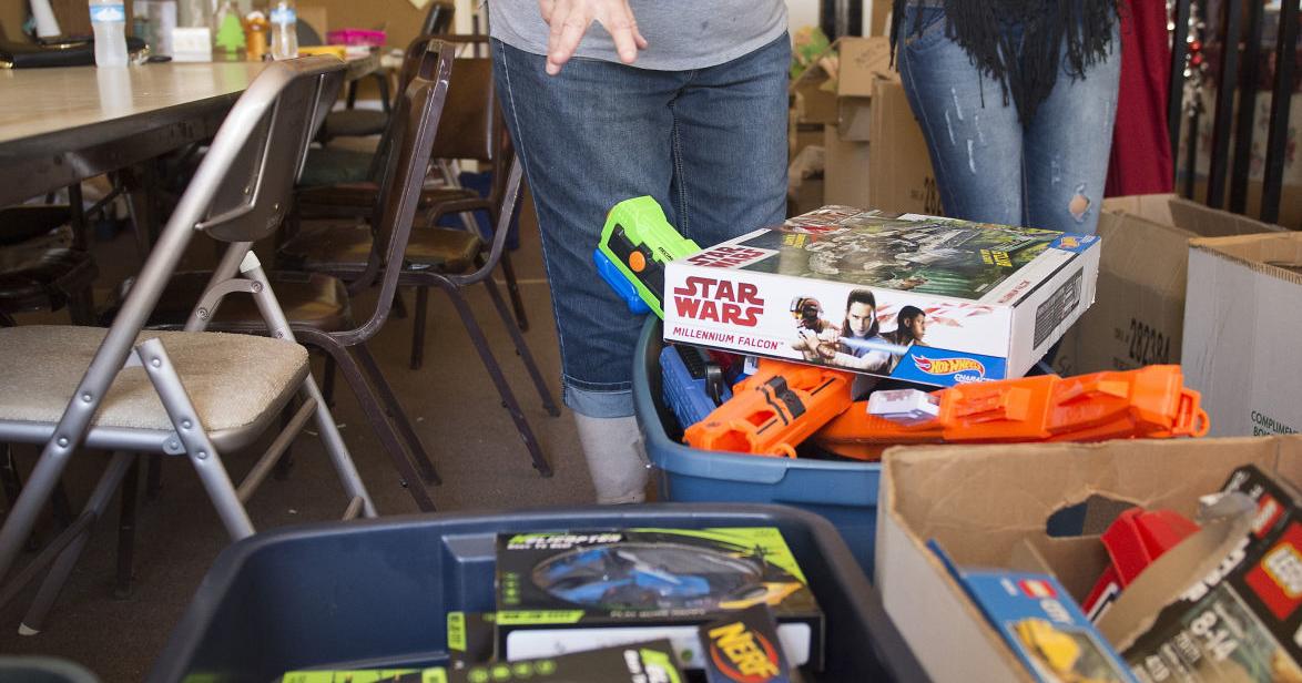 Demolished packaging and broken toys returned to Christmas Council