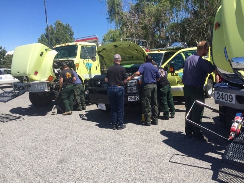 BLM Firefighters Converge on CSI for Training