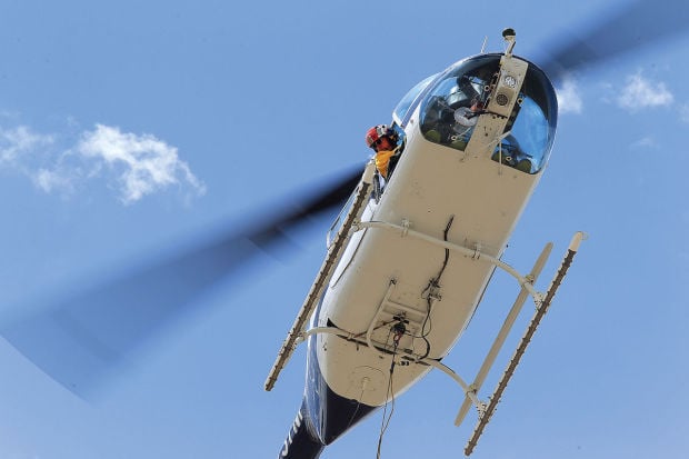 Helitack Crew Practices Gear Loading at Season’s Start