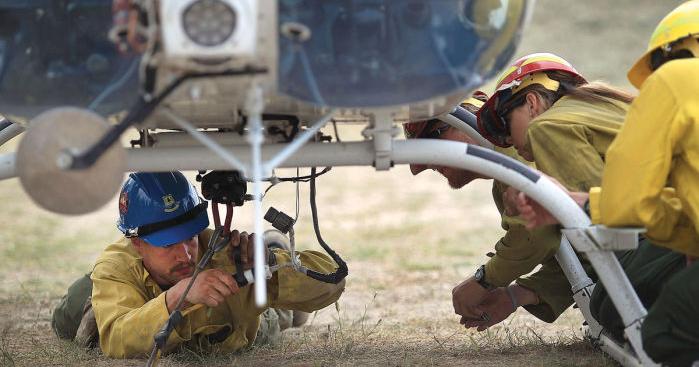 Helitack Crew Practices Gear Loading at Season’s Start