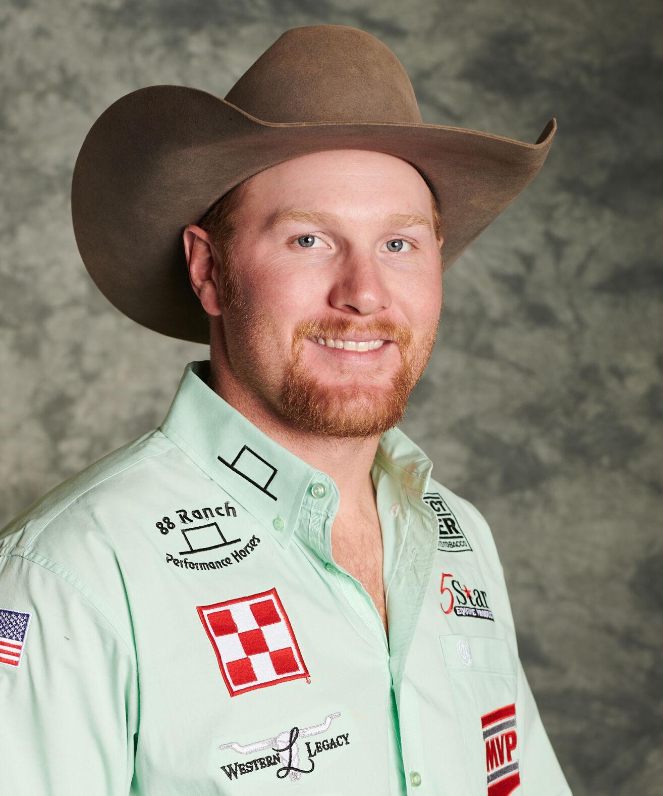 Idaho cowboy Stetson Jorgensen keeps steer wrestling lead at NFR – barely