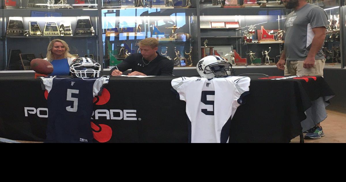 Hayden Cowden of Twin Falls signs with Portland State football
