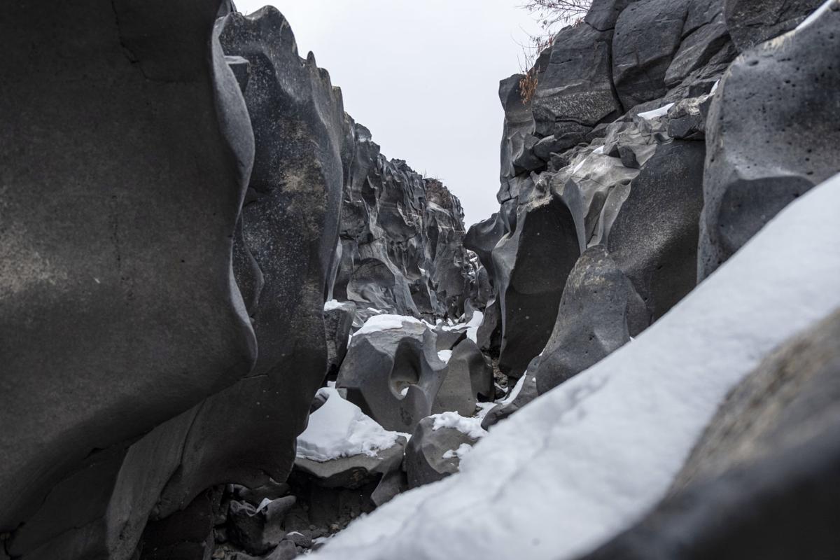 Out and About: Into a bedrock of basalt