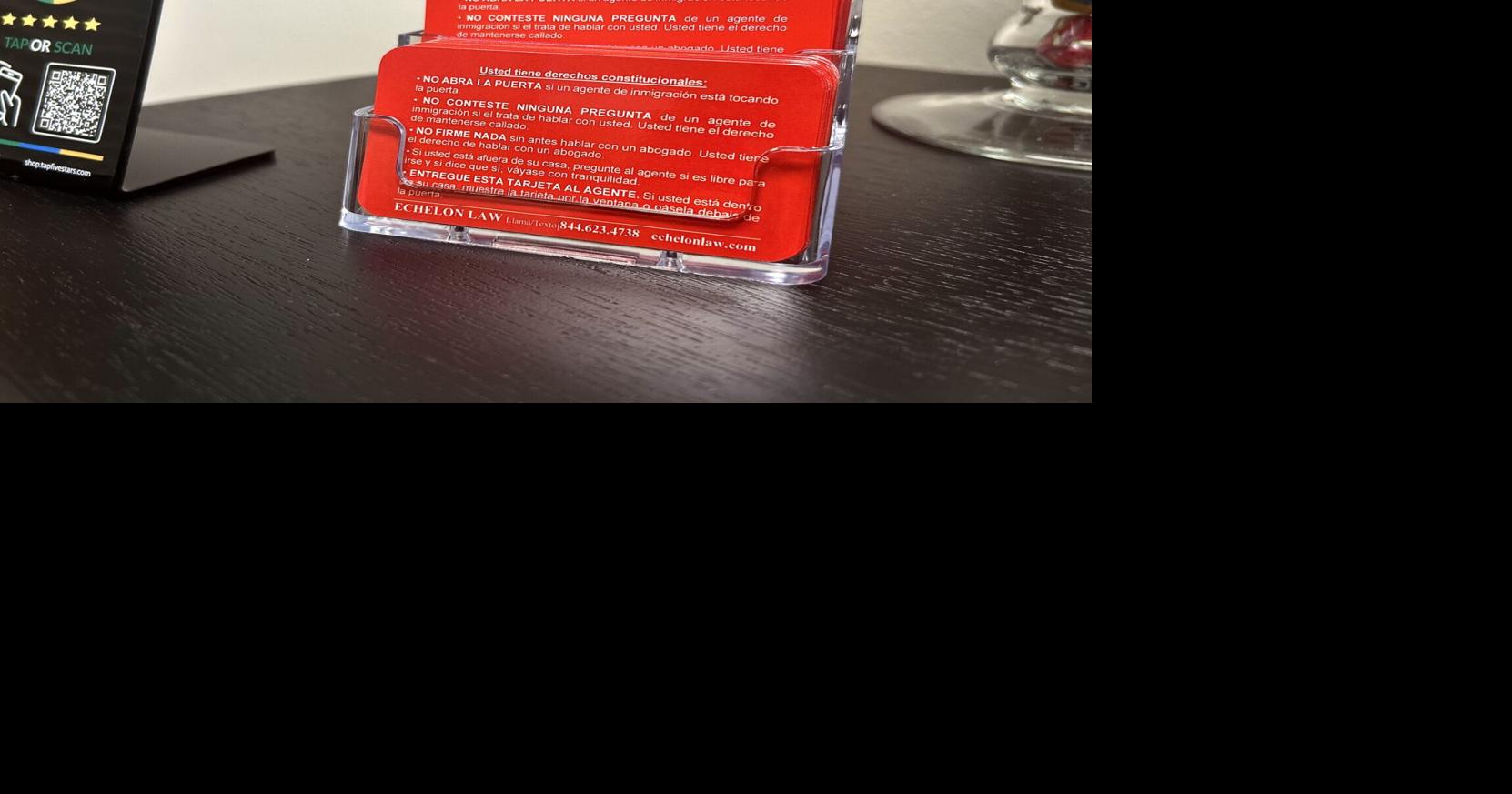 'Know Your Rights' Cards