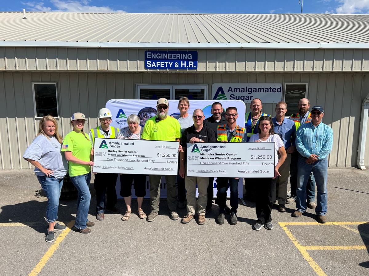 MC Amalgamated Sugar employees donate to Meals on Wheels