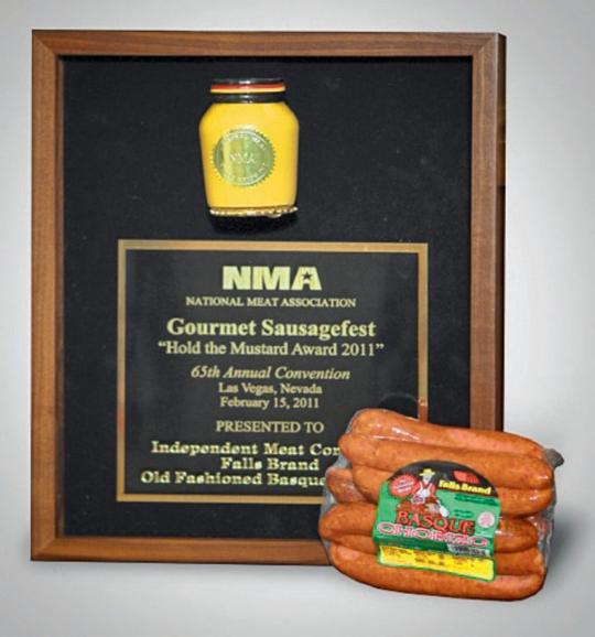 Falls Brand wins national sausage award