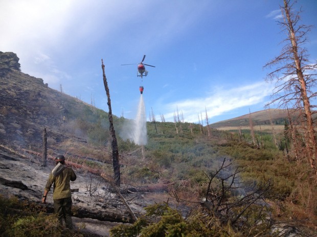 Connor Creek fire grows overnight