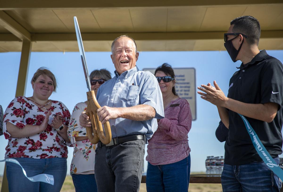 Roger Morley honored at opening of Arbor in the Snake River Canyons Park