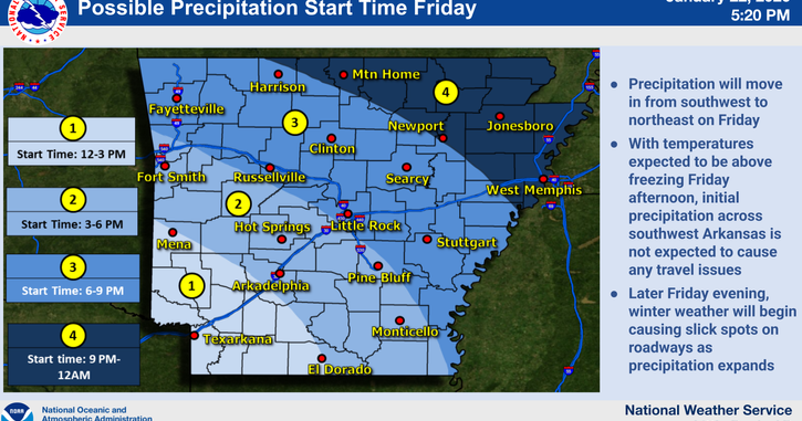 Magnolia Three-Day Weather/Sky Report: Real winter | Local News ...