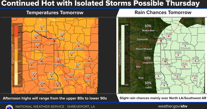 Magnolia Three-Day Weather/Sky Report: Sunny weather | Local News ...