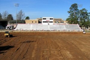 Construction prepares way for artificial turf at Hope football field ...