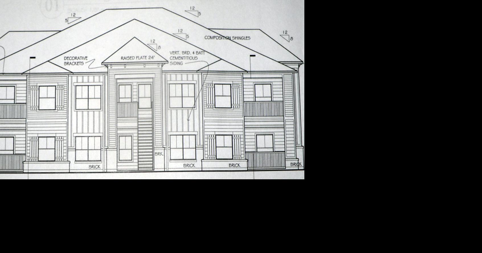 (With two photos) $4 million apartment complex under construction in ...