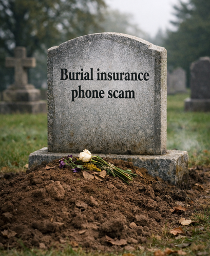 Beware the burial insurance telephone scam | Local News ...
