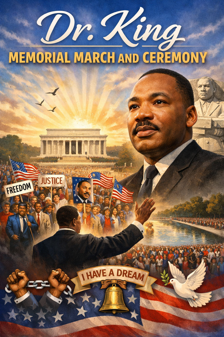 Dr. King Memorial March and Ceremony in Magnolia today | Southern ...