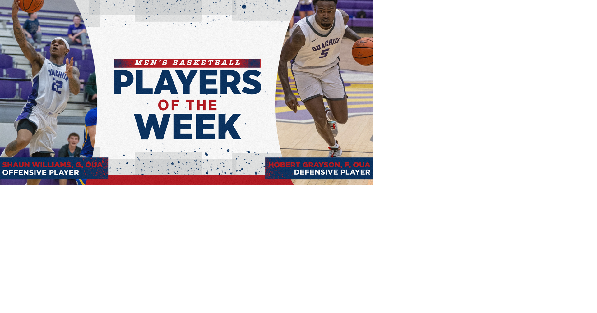 GAC honors two Ouachita Baptist basketball players | Southern Arkansas ...